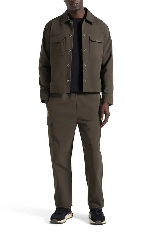 Manière De Voir Technical Cargo Shirt Jacket - Olive