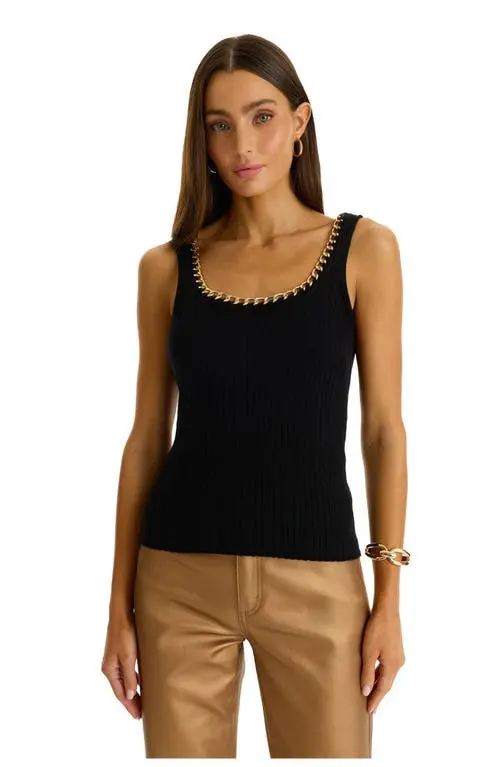 THE NOLI SHOP Millie Knit Tank - Black