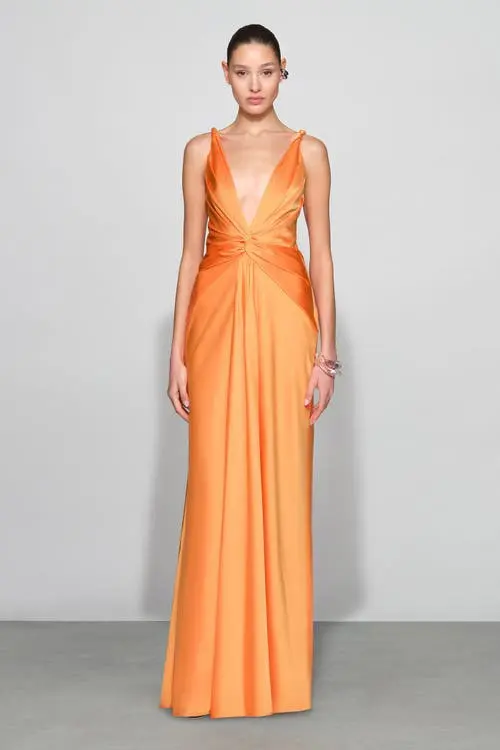 ET OCHS Tatum Gown - Tangerine