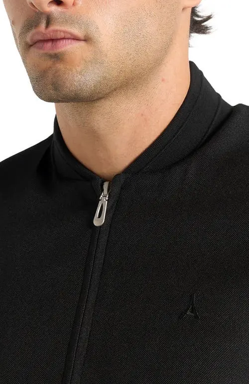 Manière De Voir Tailored Bomber Jacket - Black