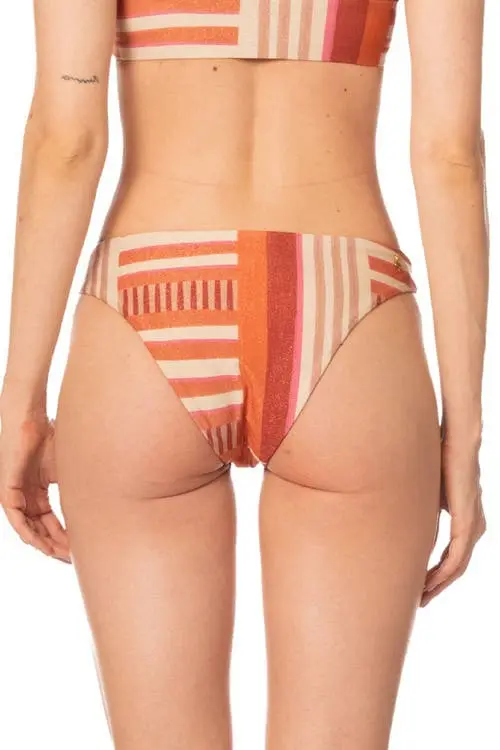 KIBYS Sunset Bazaar Stripes Leslie Bikini Bottom