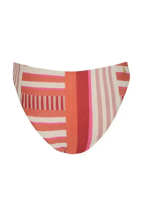 KIBYS Sunset Bazaar Stripes Leslie Bikini Bottom