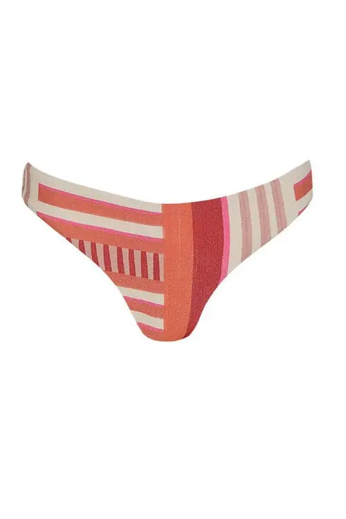 KIBYS Sunset Bazaar Stripes Leslie Bikini Bottom