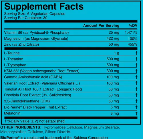 SWOLVERINE Zmt Nighttime Recovery Formula