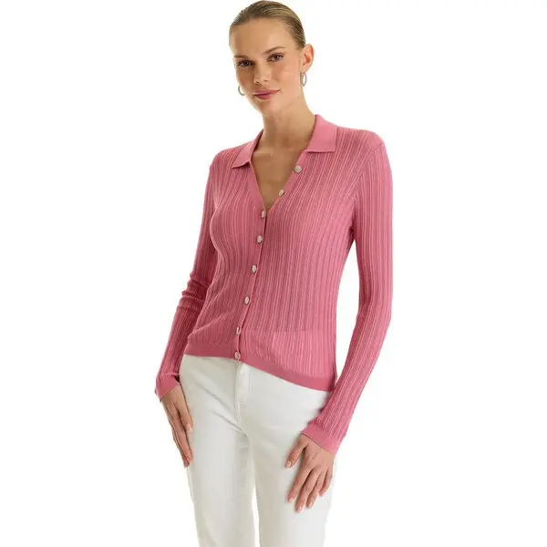 THE NOLI SHOP Karolina Polo Shirt - Pink
