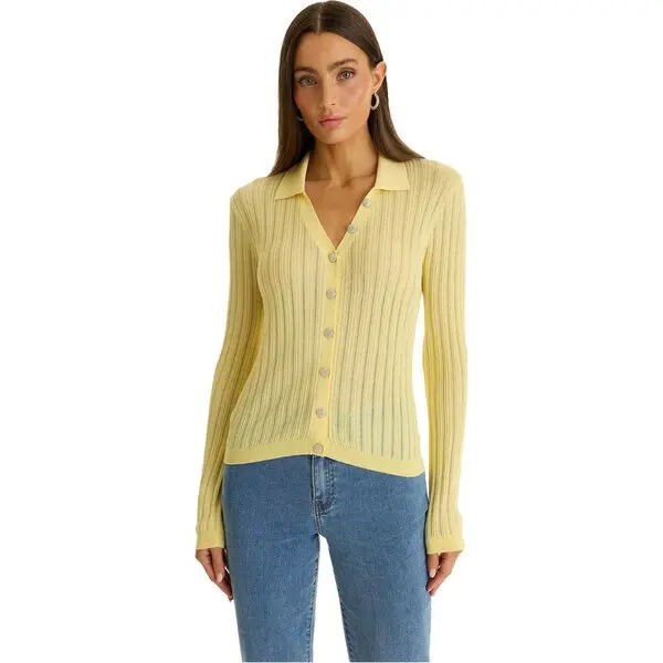 THE NOLI SHOP Karolina Polo Shirt - Yellow