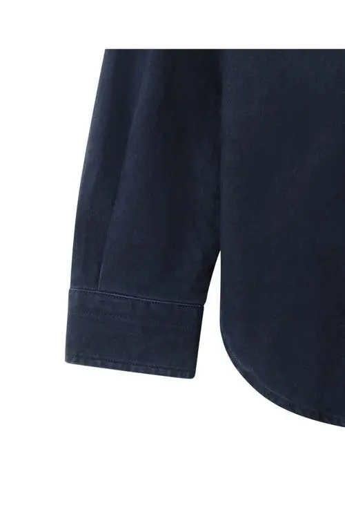 FORTELA Cpo Denim Overshirt - Blue