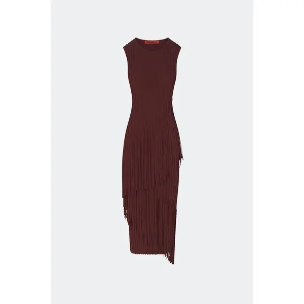 SIMONMILLER Spiral Knit Dress - Choco Brown