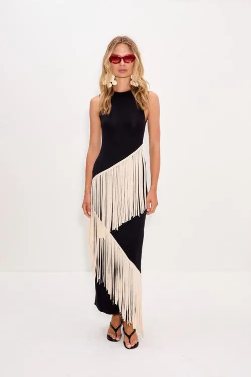 SIMONMILLER Spiral Knit Dress