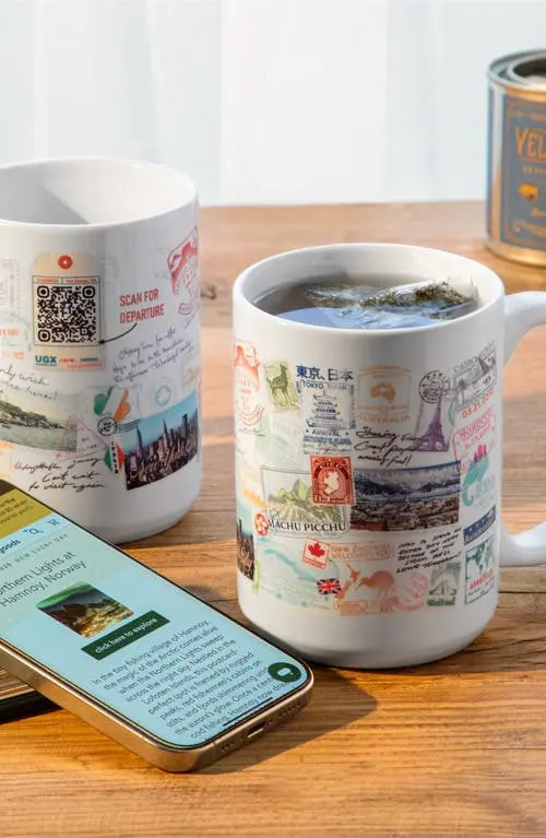 UNCOMMON GOODS Travel The World In 365 Days Qr Mug - Multi