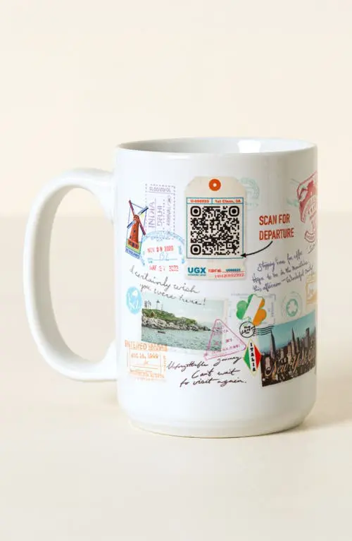 UNCOMMON GOODS Travel The World In 365 Days Qr Mug