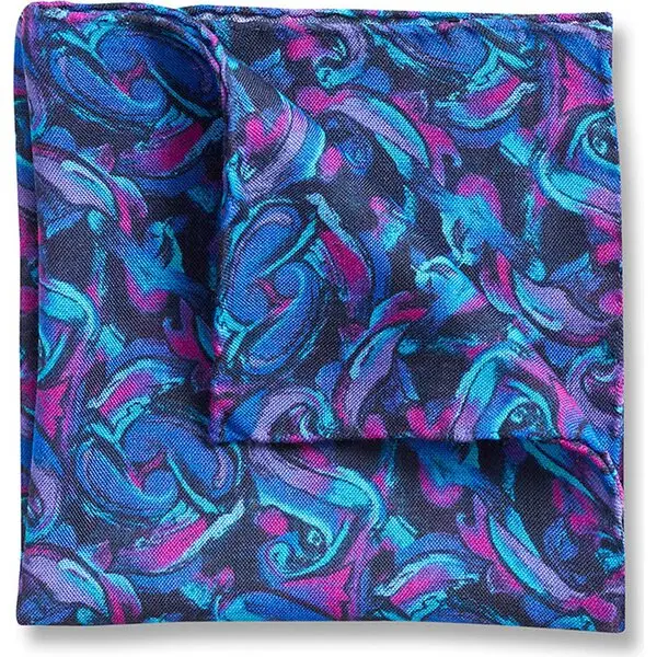 BEAU TIES OF VERMONT Studiosa Silk Pocket Square - None