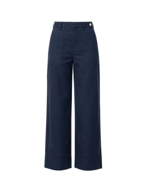 CALLAS MILANO Sailor Wide-leg Pants - Navy