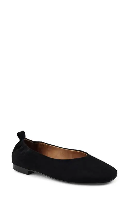 ARTISAN CRAFTED BY ZIGI Chaplinn Flat - Black Suede