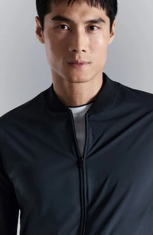 Mango Rib Trim Bomber Jacket