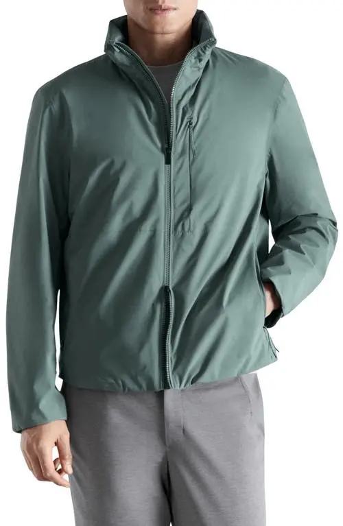 Mango Packable Water Repellent Jacket - Dark Green