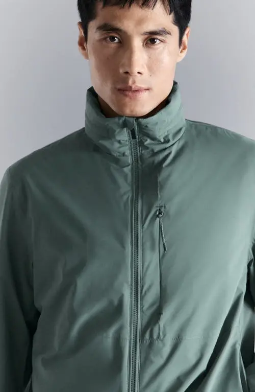 Mango Packable Water Repellent Jacket - Dark Green