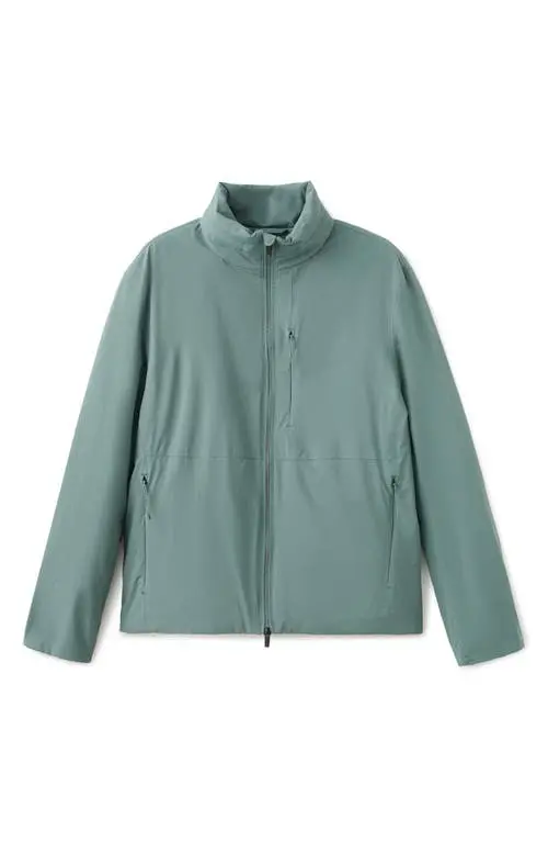 Mango Packable Water Repellent Jacket - Dark Green