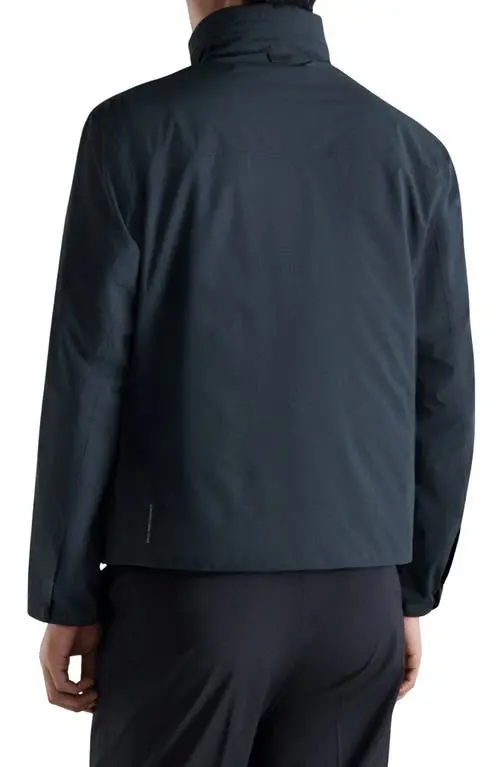 Mango Packable Water Repellent Jacket - Navy