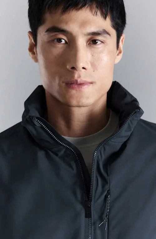 Mango Packable Water Repellent Jacket - Navy