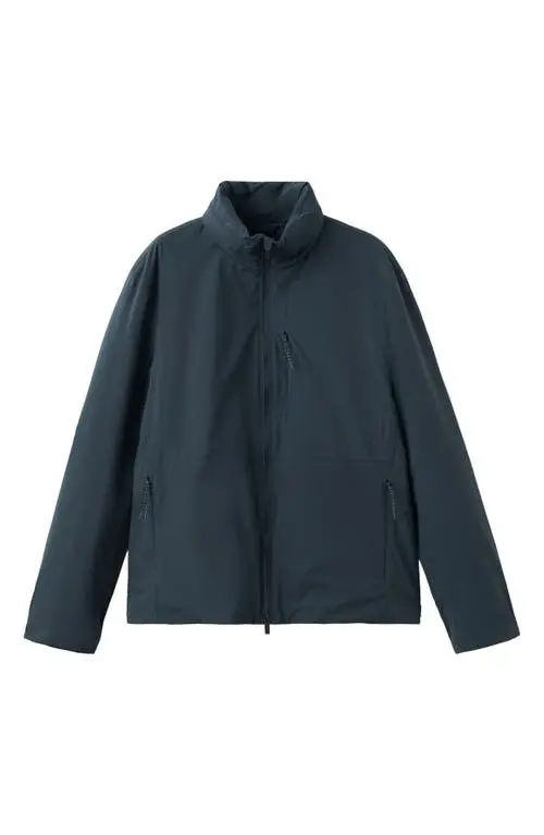 Mango Packable Water Repellent Jacket - Navy