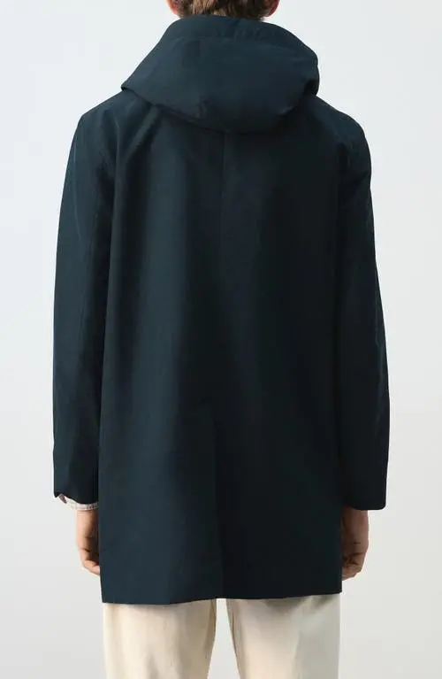 Mango Water Repellent Parka With Removable Hood