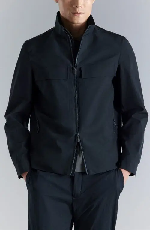 Mango Water Repellent Jacket - Navy