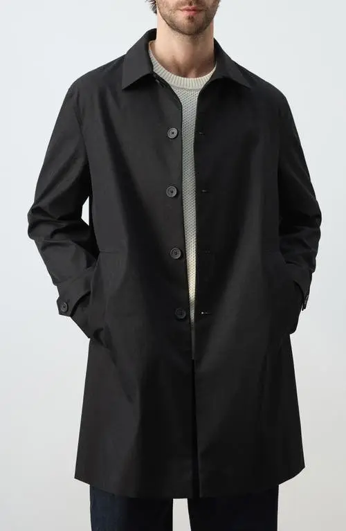 Mango Water Repellent Raincoat - Black