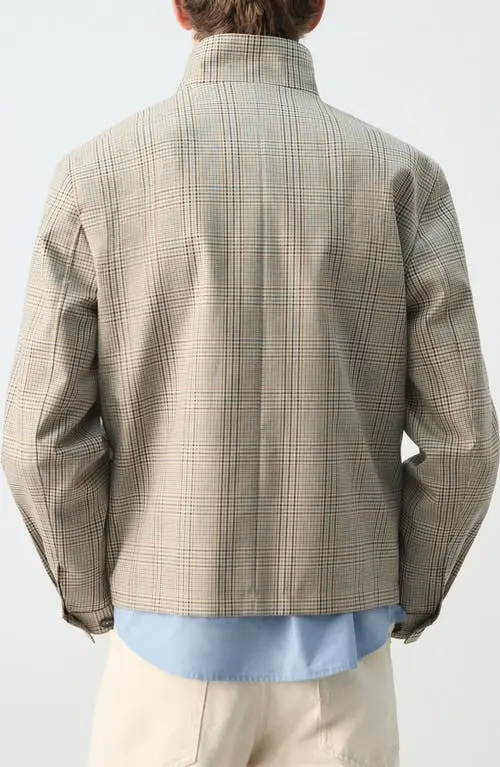 Mango Prince Of Wales Checked Jacket