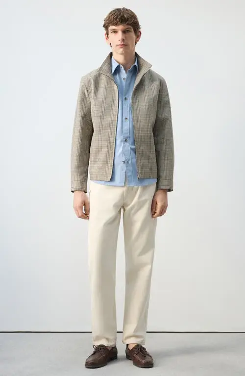Mango Prince Of Wales Checked Jacket