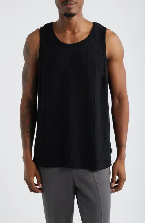 LES DEUX Huxley Cotton Blend Pointelle Tank