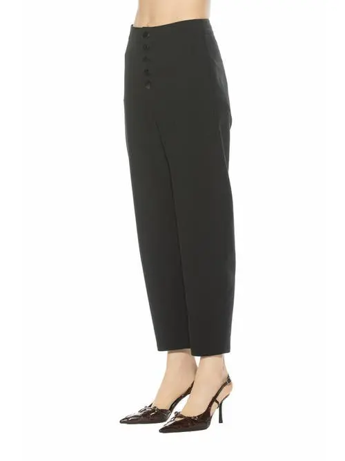 ALEXIA ADMOR Hollis Barrel Pants - Black