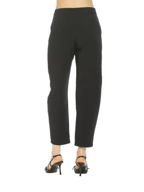 ALEXIA ADMOR Hollis Barrel Pants - Black