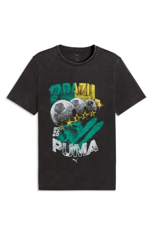 PUMA Fanpack '90s Bespoke Brazil Cotton Graphic T-shirt