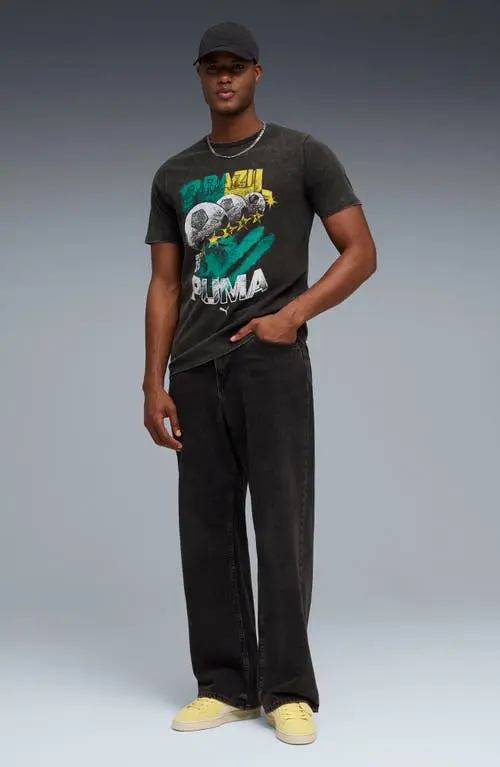 PUMA Fanpack '90s Bespoke Brazil Cotton Graphic T-shirt