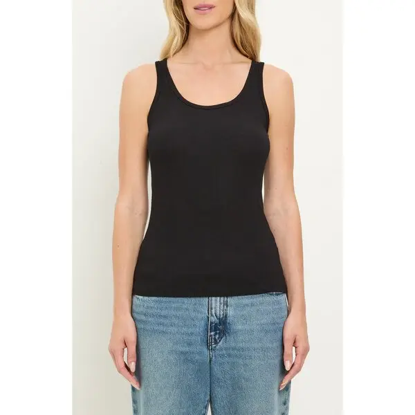 Michael Stars Breken Boyfriend Tank - Black