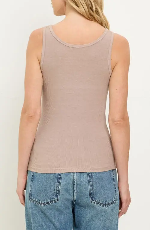 Michael Stars Breken Boyfriend Tank - Macadamia