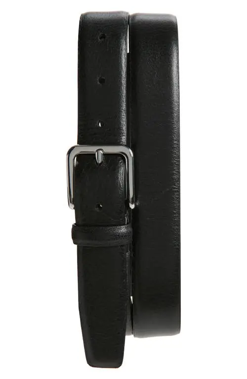 Vince Alex Leather Belt - Black