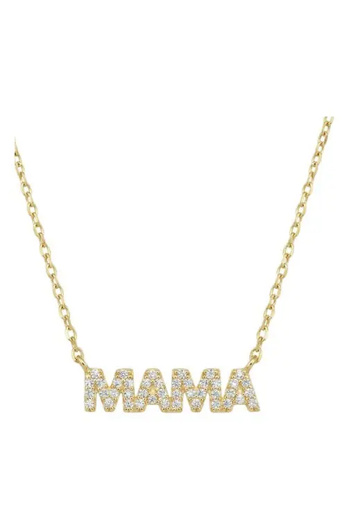 Argento Vivo Pavé Mama Pendant Necklace