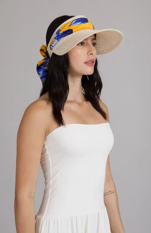 Eugenia Kim Ricky Packable Straw Visor - Natural