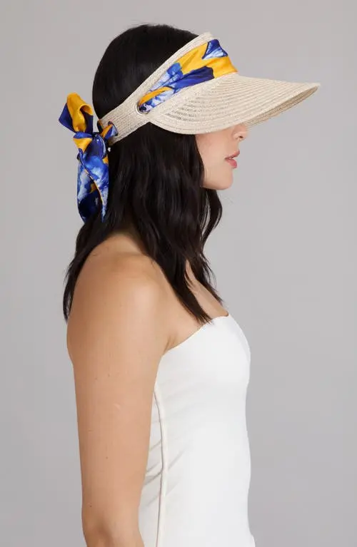 Eugenia Kim Ricky Packable Straw Visor - Natural