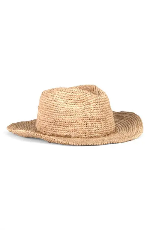 Eugenia Kim Winona Raffia Cowboy Hat - Camel