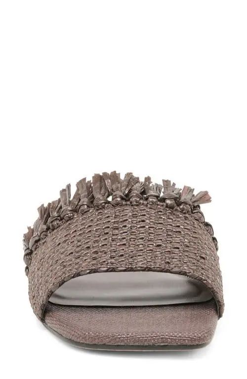 Dolce Vita Lenya Slide Sandal - Chocolate Raffia