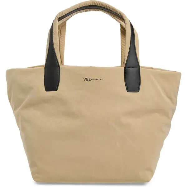 VEECOLLECTIVE Medium Essence Tote - Beige Trench