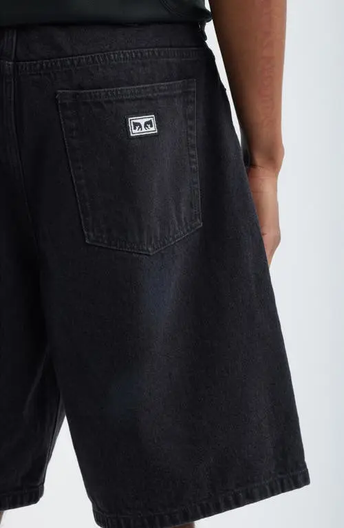 Obey Bigwig Baggy Denim Shorts