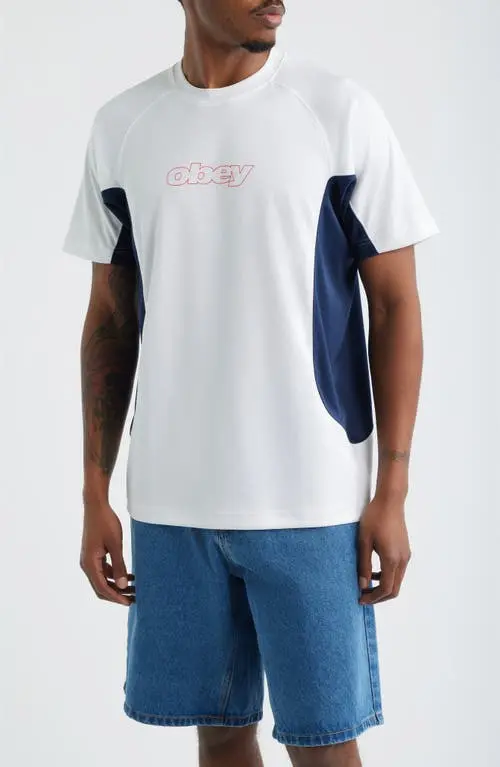 Obey Runner Active Top - White Multi