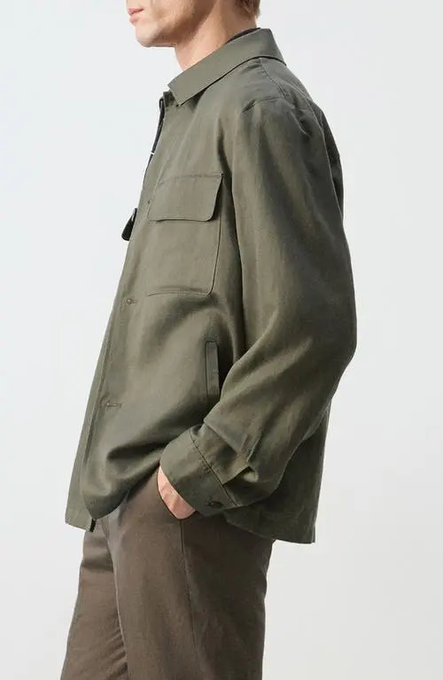 Mango Ruched Back Jacket - Medium Brown