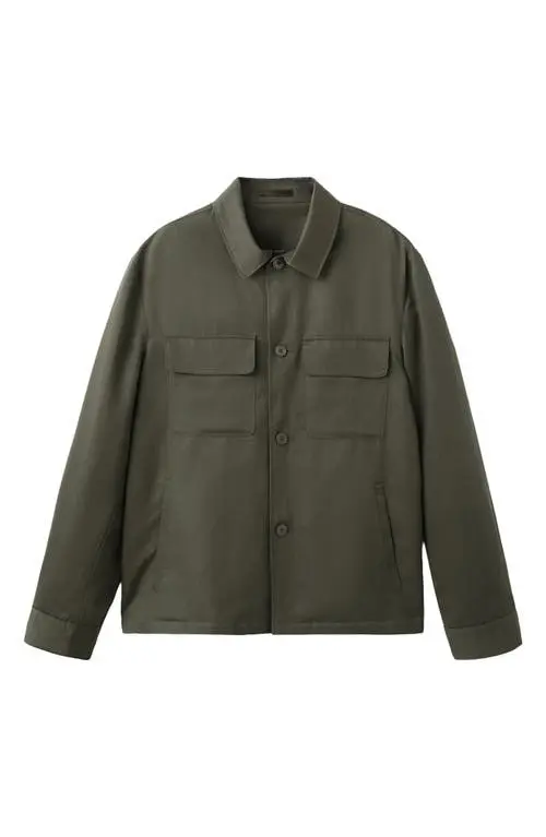 Mango Ruched Back Jacket - Medium Brown