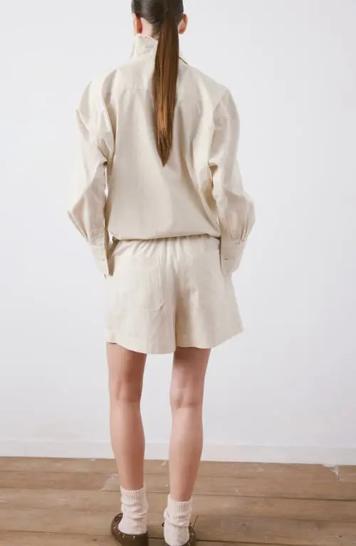Mango Pull-on Cotton Shorts