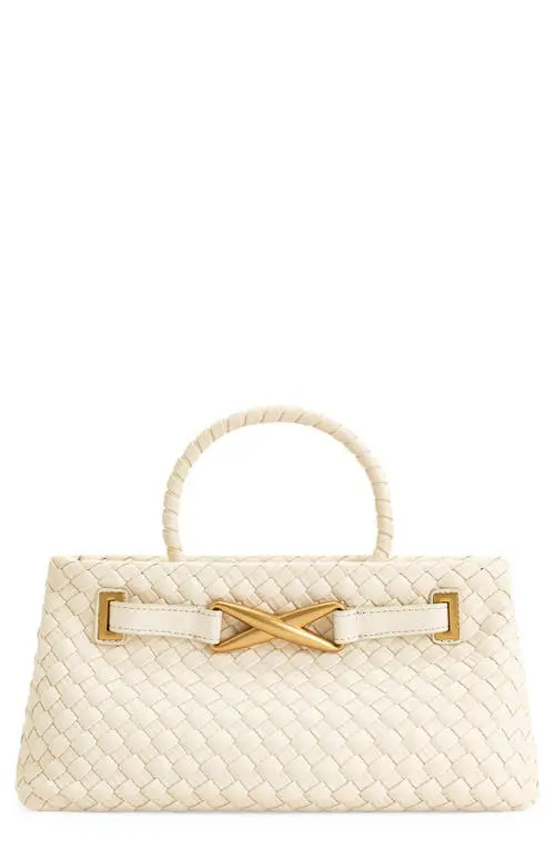 Jw Pei Elora Woven Faux Leather Tote Bag - White